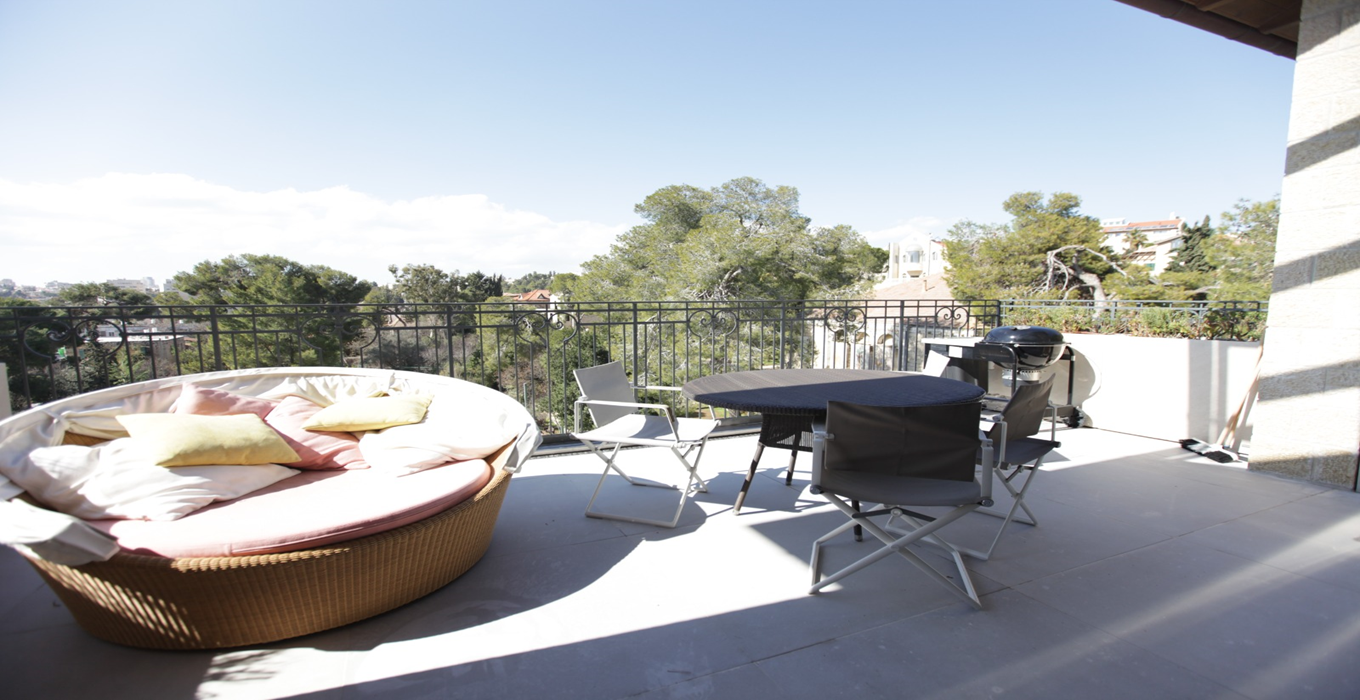 Stunning Penthouse to rent - German Colony | Jerusalem Real Estate - T&T